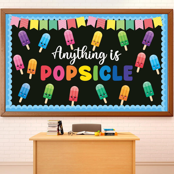 Summer Ice Pop Classroom Bulletin Board Decorations, Motivational Swee ...