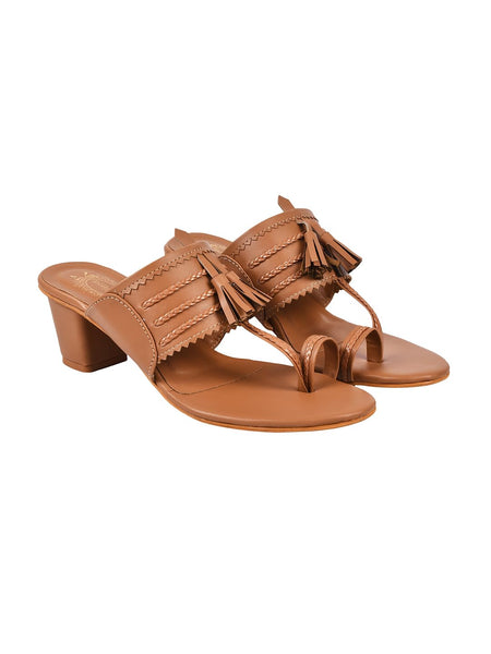Shoetopia Girls Kh-5555 Tan Heeled Sandal - 5 Uk (Girls-Kh-5555-Tan),T ...