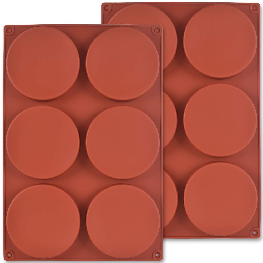 Newk Silicone Round Cake Molds, 4 Inch Silicone Molds For Baking Layer ...
