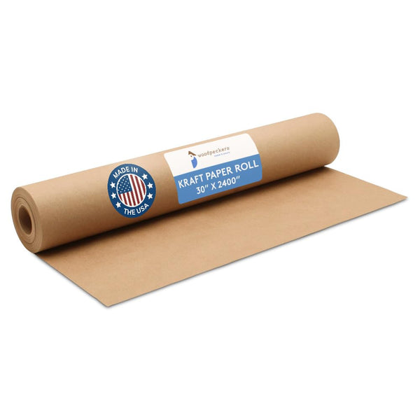 Brown Kraft Paper Roll 30 Inch Wide, 2400 Inch Long, 1 Roll, Jumbo Rol ...