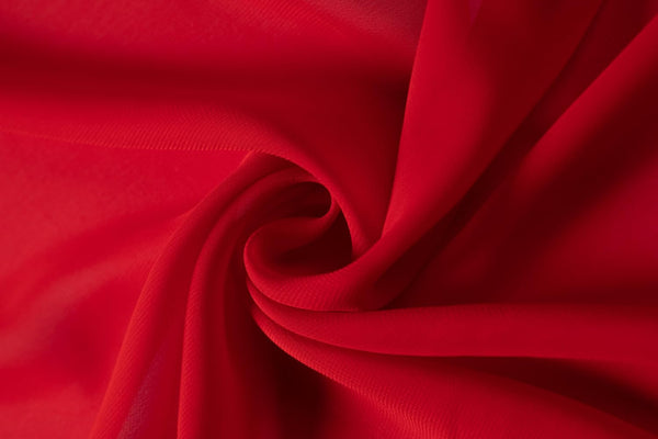 Red Chiffon Fabric by The Yard 59 Wide,1 Yard Wedding Draping Fabric ...