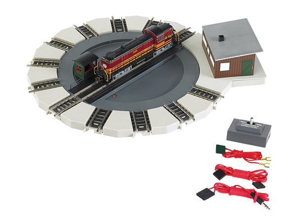 Bachmann Industries Motorized Turntable Train Car, N Scale,Silver ...