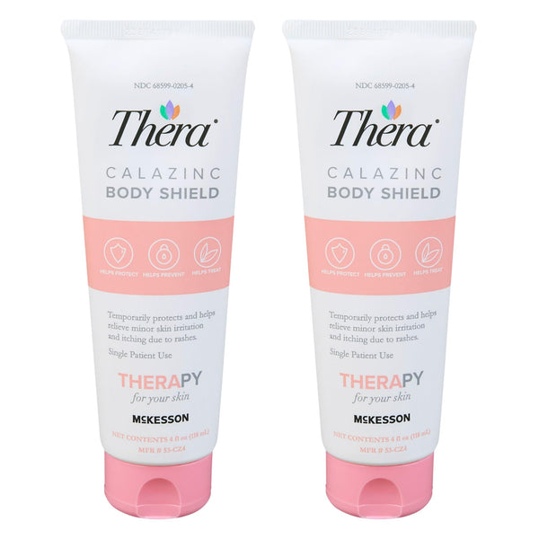 Thera Calazinc Body Shield Barrier Cream With Calamine And Zinc [2-Pac ...