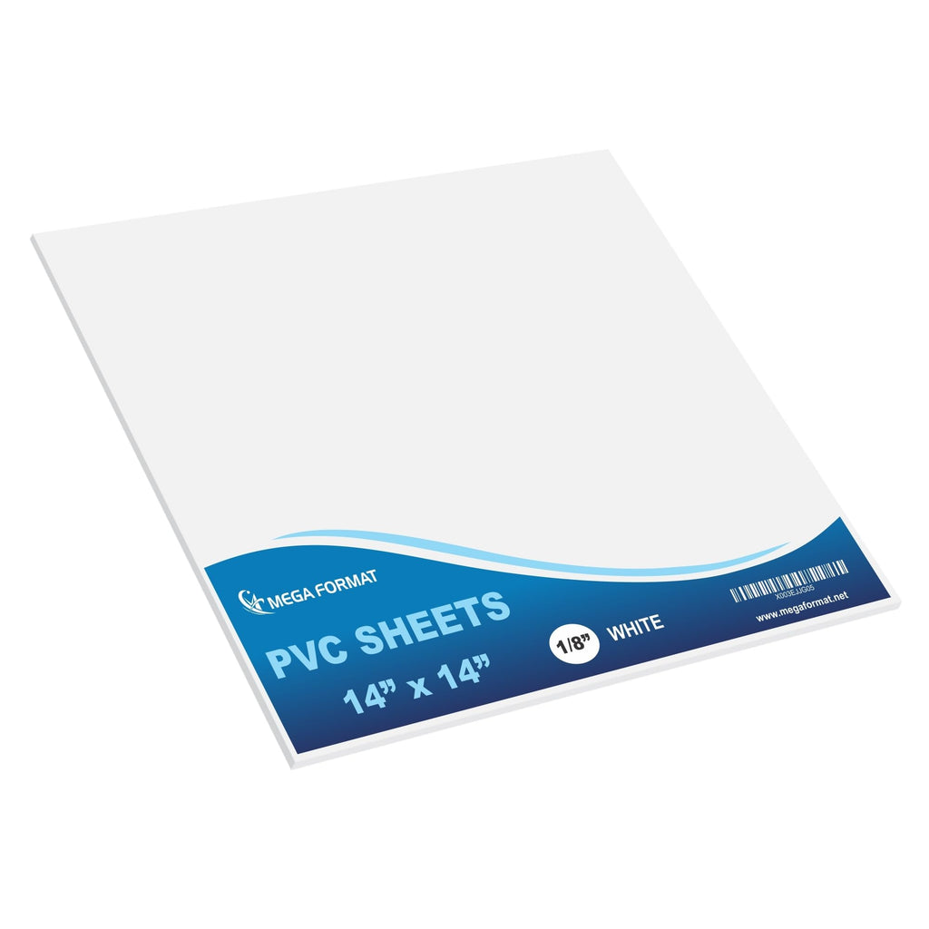 Mega Format Expanded Pvc Plastic Sheets - 14 X 14 Rigid White Sheet Fo ...