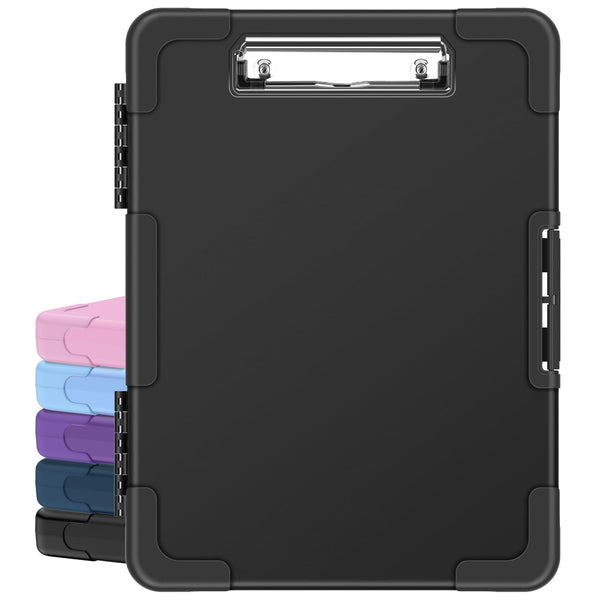 Sooez Toughest Clipboard with Storage, Internal Pen Pouch Included, Le ...