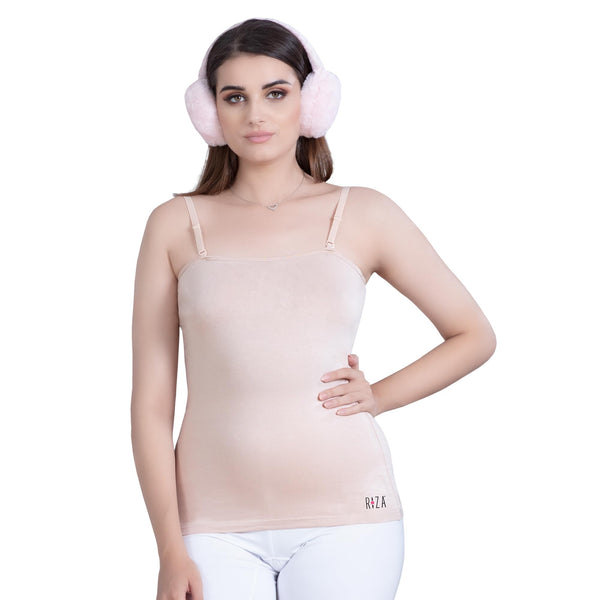 Trylo Camisole Straight-Cut - Skin - L,SKIN,,B0BYZQGVFG– Slickpurchase