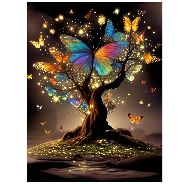 Tree of Life Diamond Art Kits for Adults, Butterfly Diamond Painting K ...