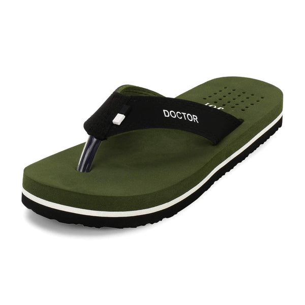 Ortho Joy Extra Soft Doctor Ortho Slippers For Men - Green,Green,13,B0 ...