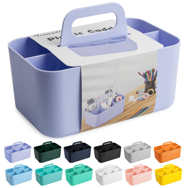 Tiawudi Multipurpose Caddy Organizer, Plastic Caddy with Handle, Stack ...
