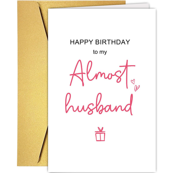 Supoeguk Romantic Birthday Card for Fiance, Sweet Fiance Bday Card fro ...