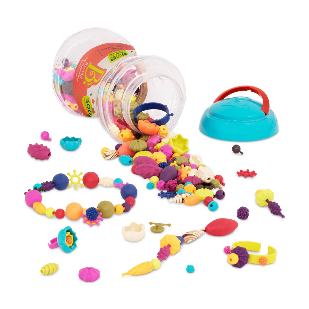 B. Toys - Pop Arty! 300 Pcs- Jewlery Making Kit- Creative Pop Snap Bea ...