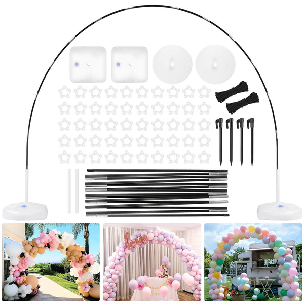 Balloon Arch Kit, 10Ft Wide & 7.5Ft Tall Adjustable Frame, Balloon Arc ...
