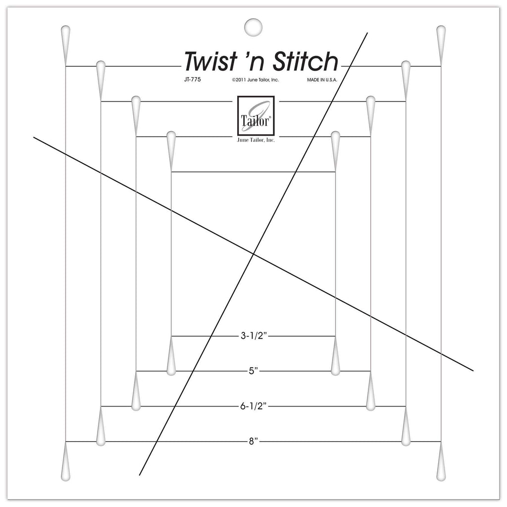 June Tailor Twist N Stitch Ruler– Slickpurchase
