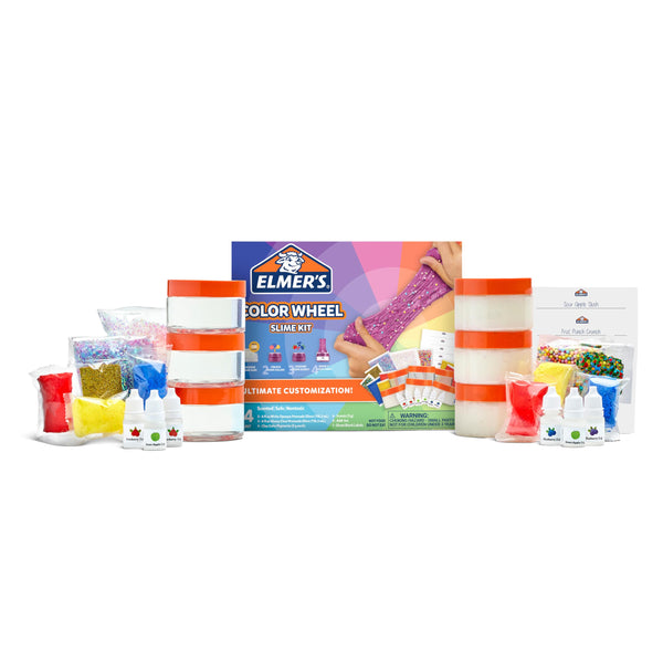 Elmers Color Wheel Slime Kit, Includes Elmers GUE Premade Slime, Clay ...