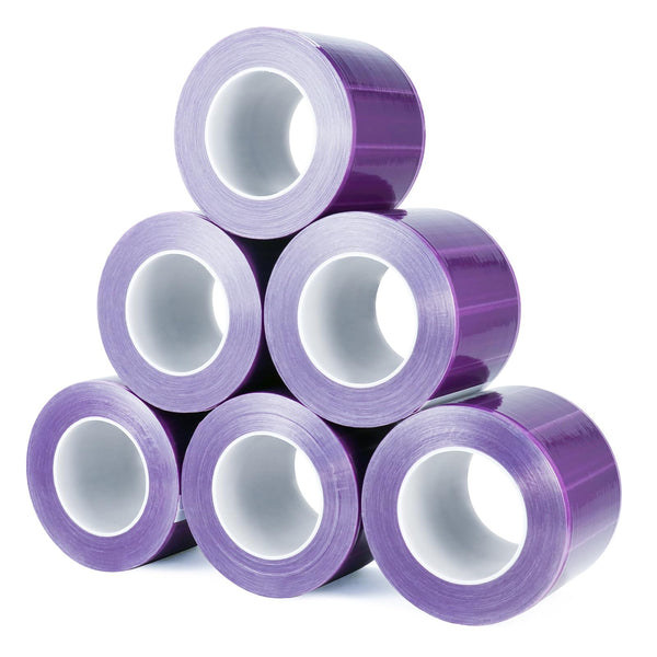 JMU Purple Barrier Film 6 Rolls, Barrier Film Tattoo 4 x 6 Barrier Tap ...