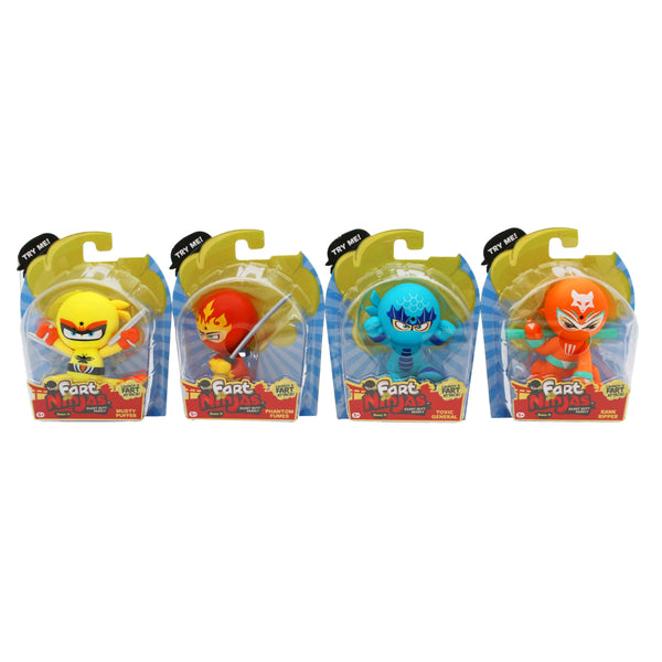 Fart Ninjas 4 Pack - 10 Realistic Farts to Surprise & Delight - Fun St ...