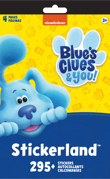 Blues Clues -STICKERLAND 4 Page PAD– Slickpurchase