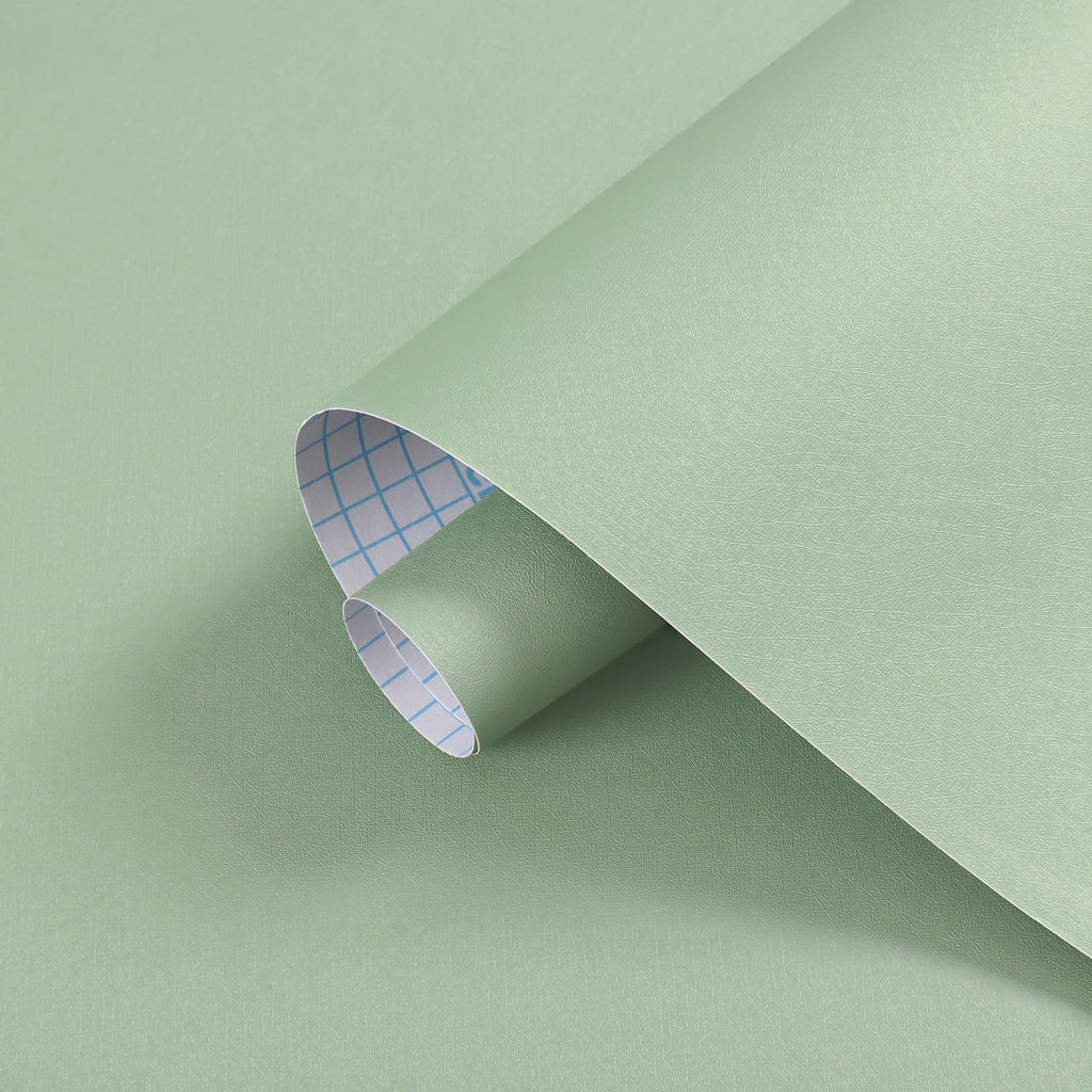 Dimoon 17.7x385 Peel and Stick Wallpaper Light Green Contact Paper for ...