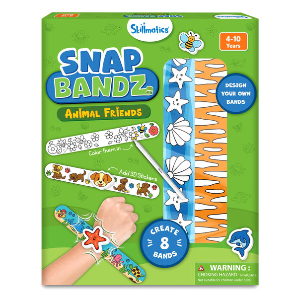 Skillmatics Craft Activity - Snap Bandz, Animals, Diy Jewelry Art & Cr ...