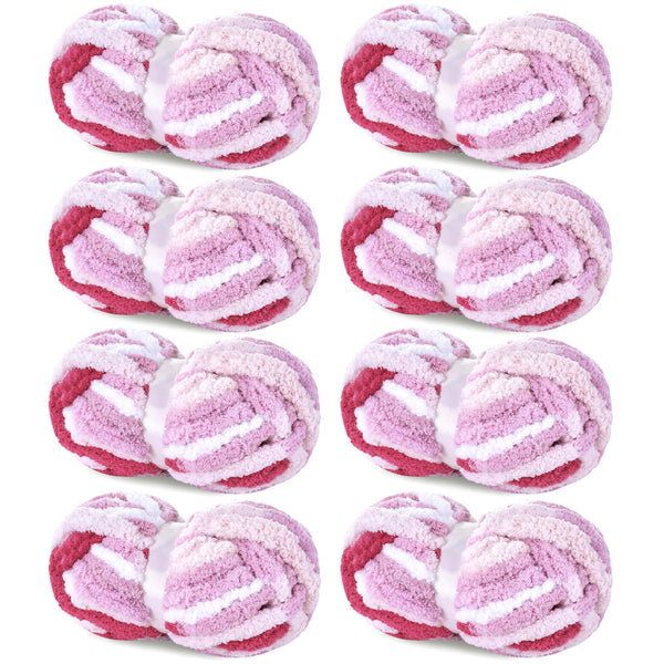 Hombys 8 Pack Giant Chunky Yarn for Crocheting/Hand Knitting - Super B ...