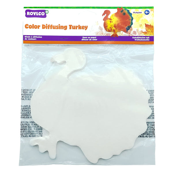 Color Diffusing Turkeys - Thanksgiving Craft Activity for Kids | Holid ...
