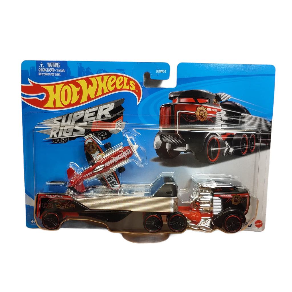 Diecast Hotwheels Super Rigs [Sky Show Rig] Detachable Trailer With Ai ...