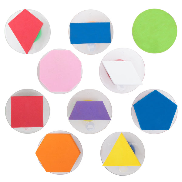 READY 2 LEARN Giant Stampers - Geometric Shapes - Filled In - Set of 1 ...