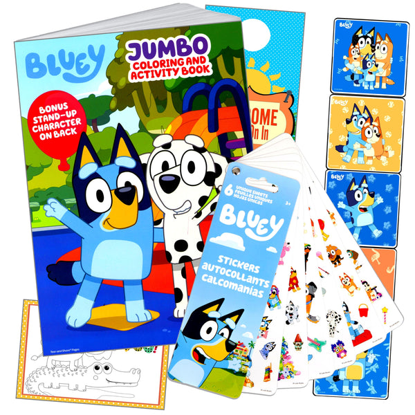 Bendon Bluey Stickers Coloring Book Activity Set with Bluey Coloring B ...