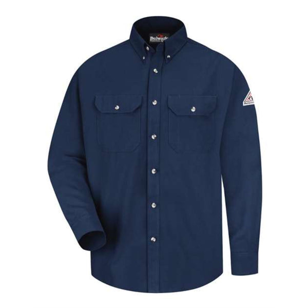 Bulwark Uniform Shirt Long Sizes - Navy, Lt– Slickpurchase