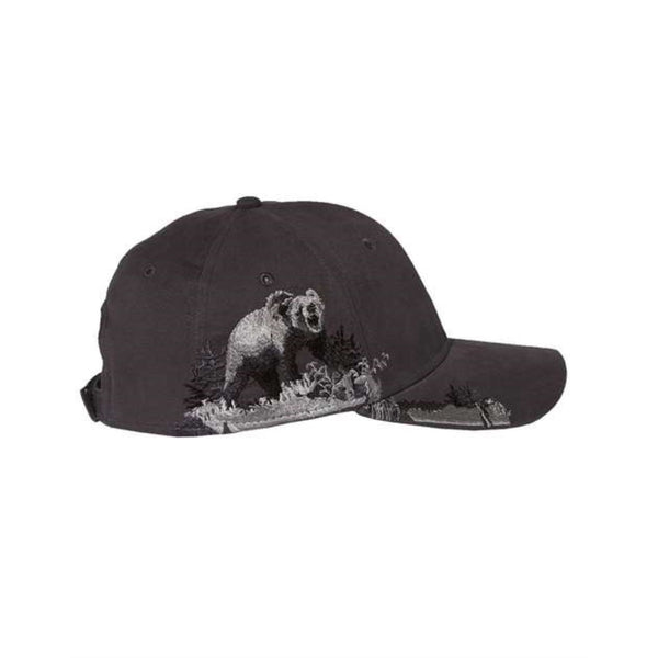 Dri Duck Grizzly Bear Cap - Charcoal, Adjustable– Slickpurchase