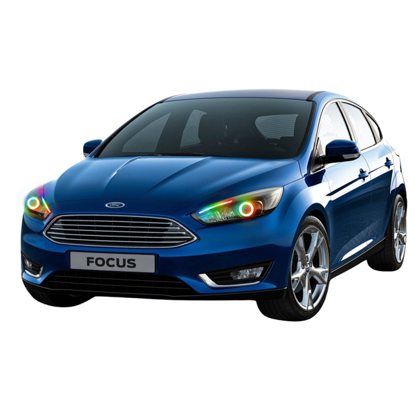 Ford Focus RS/ST Flow Series/Color Chasing DRL + Halo (2015-2017 ...