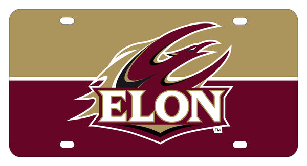 Elon University Metal License Plate– Slickpurchase