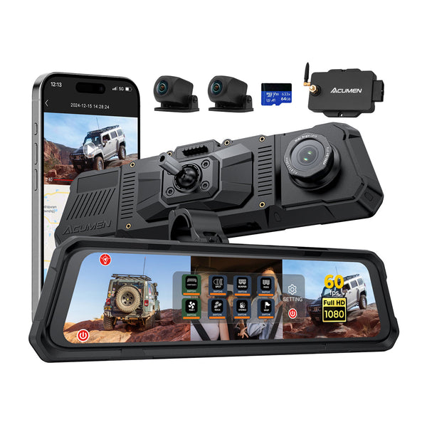 The Legend 3ch Waterproof Mirror DVR Switching System with 8-Gang in-C ...