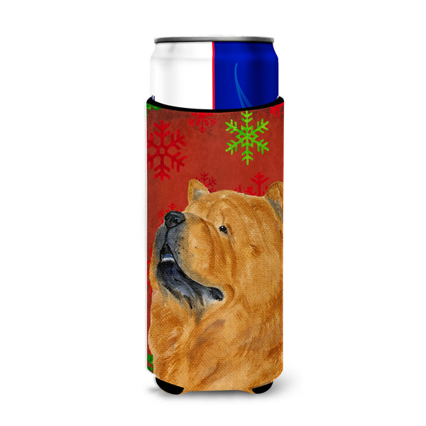 Chow Chow Red And Green Snowflakes Holiday Christmas Ultra Beverage In ...