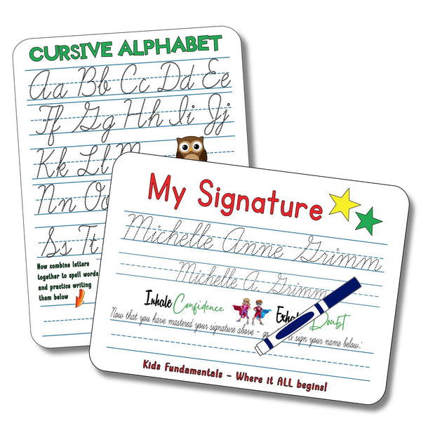 Personalized Cursive Writing Practice Board - Reusable– Slickpurchase