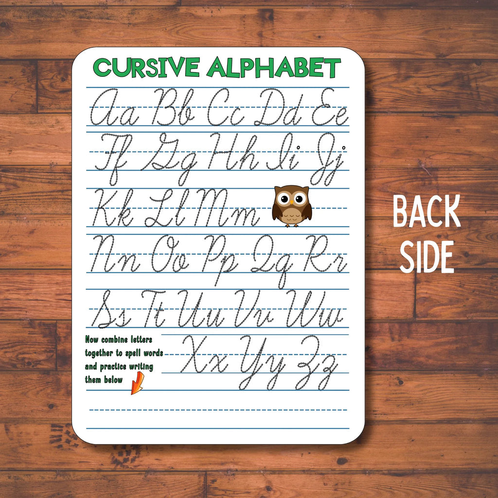 Personalized Cursive Writing Practice Board - Reusable– Slickpurchase